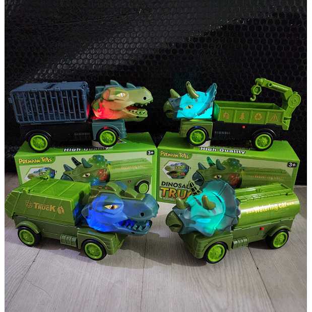 Jual MAINAN MOBIL TRUK DINOSAURUS TRUCK KOSTRUKSI DINO | Jakmall.com
