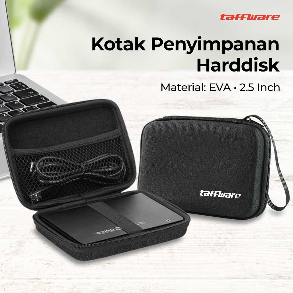 Jual Taffware Kotak Penyimpanan Harddisk HDD Protective EVA Case