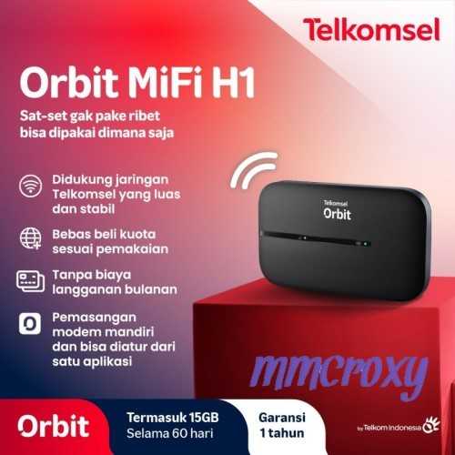 Jual Telkomsel Orbit Mifi H1 Portable Modem Wifi 4G High Speed
