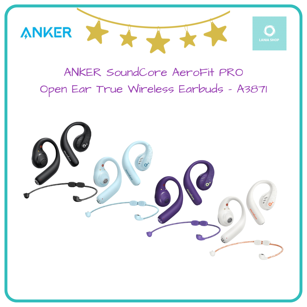 Jual ANKER SoundCore AeroFit PRO - Open Ear True Wireless