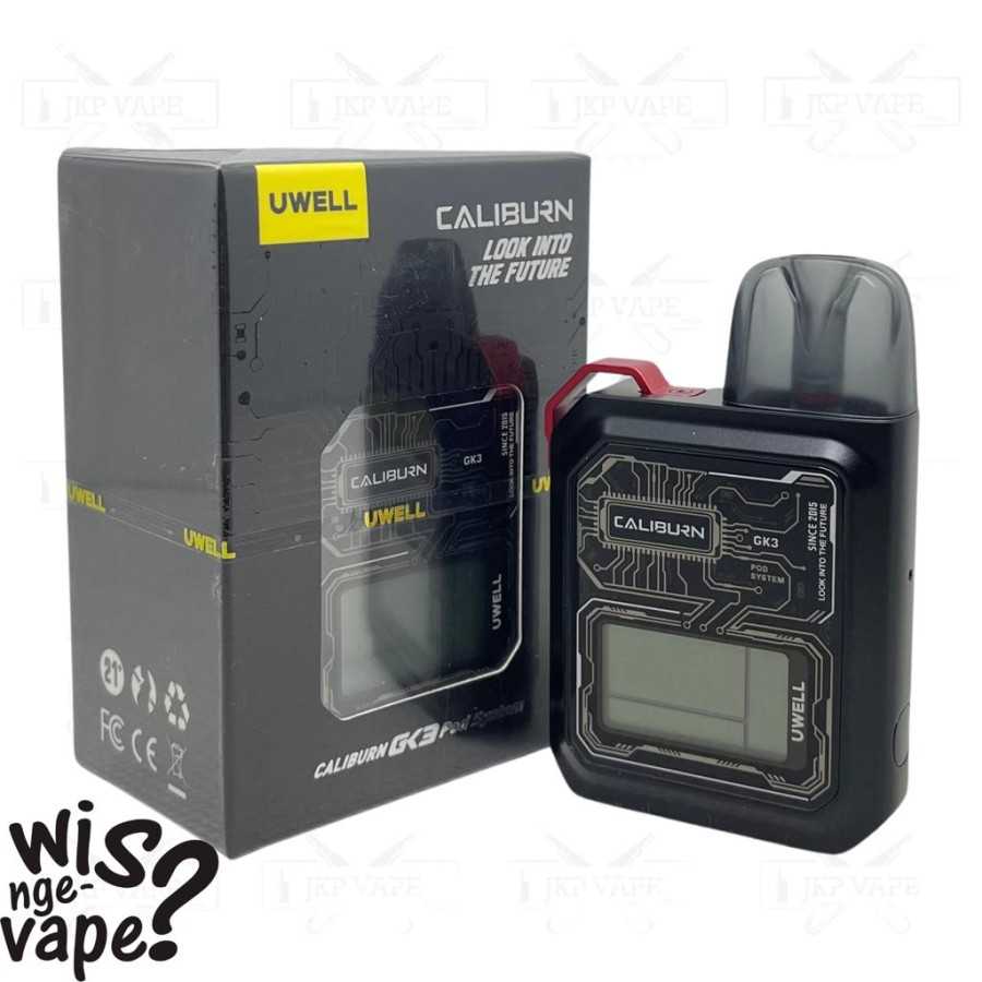 Jual Caliburn GK3 25W 900mAh - Pod Kit Authentic By Uwell
