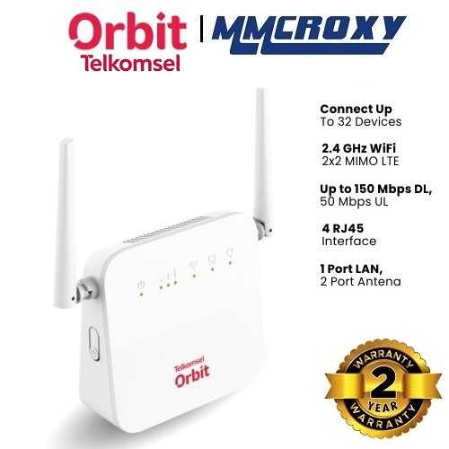 Jual Telkomsel Orbit Star G1 Home Router Wifi Modem 4G High