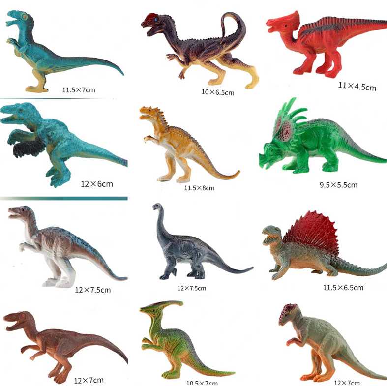 Jual MAINAN DINOSAURUS KARET 10-12CM ISI 12PCS | Jakmall.com