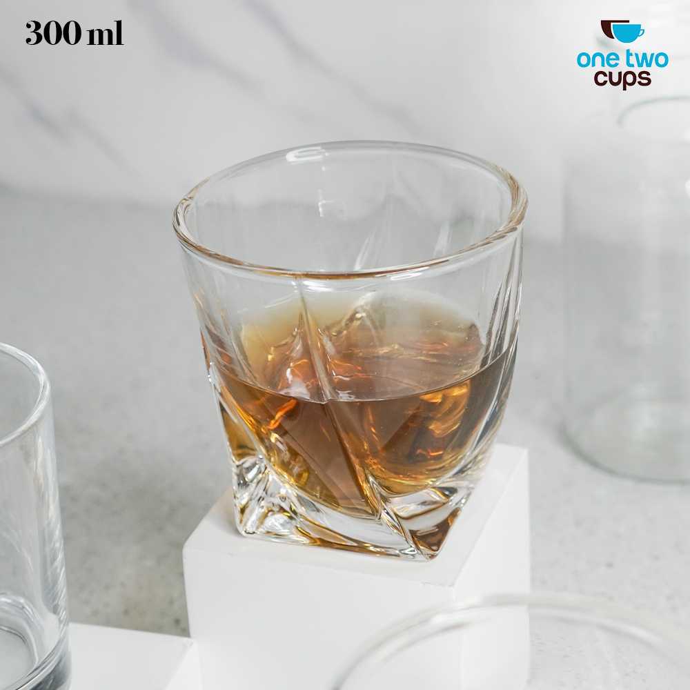 Jual One Two Cups Gelas Whisky Crystal Old-Fashioned Rock Glass