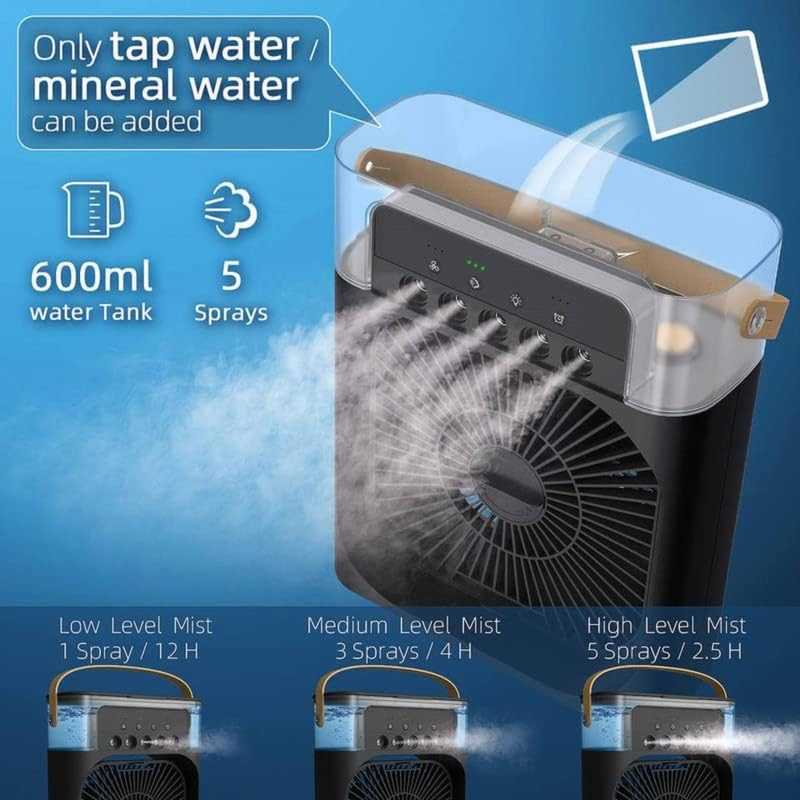 Jual Mabron Air Cooler Mini Fan AC 3 Speed Kipas Penyejuk