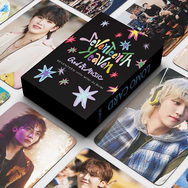 Jual photocard Seventeen God of Music 2 sisi 55pcs agk113