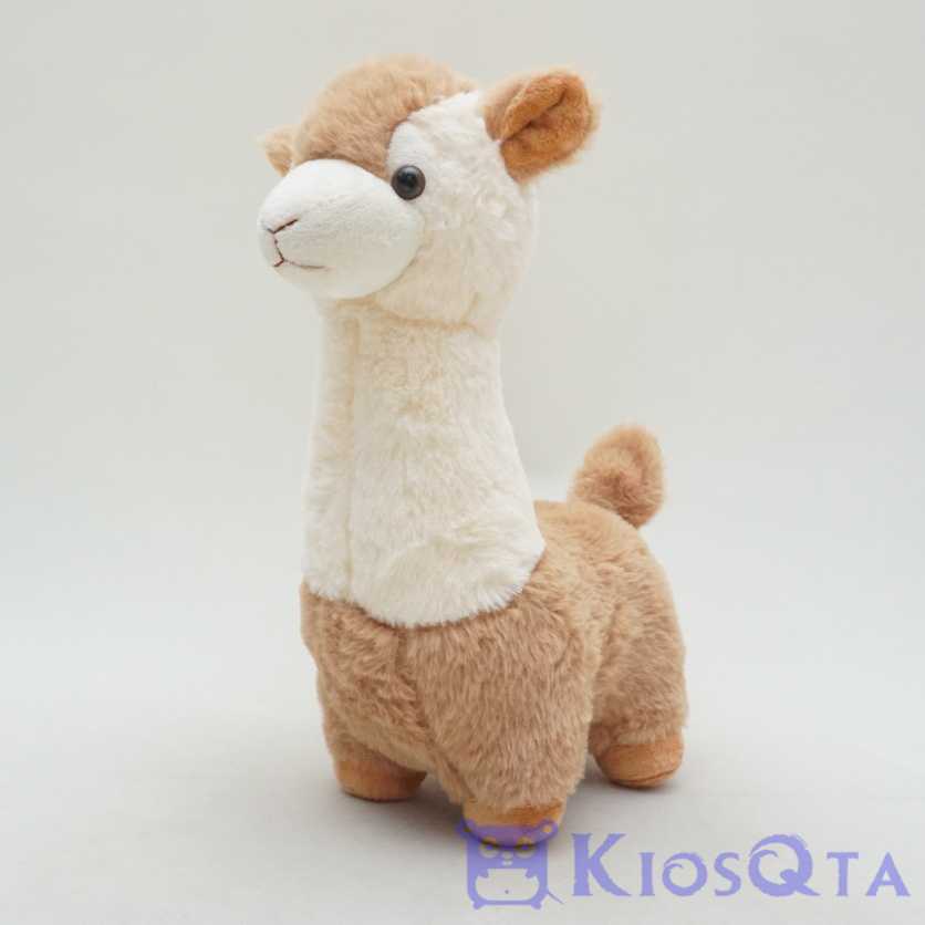 Jual boneka llama ilama alpaca coklat krem putih gendut medium