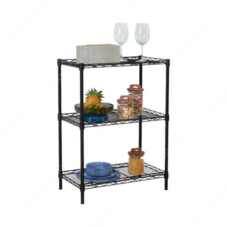 Jual Rak Besi Serbaguna 3 Tingkat Adjustable Tinggi 78cm WMO