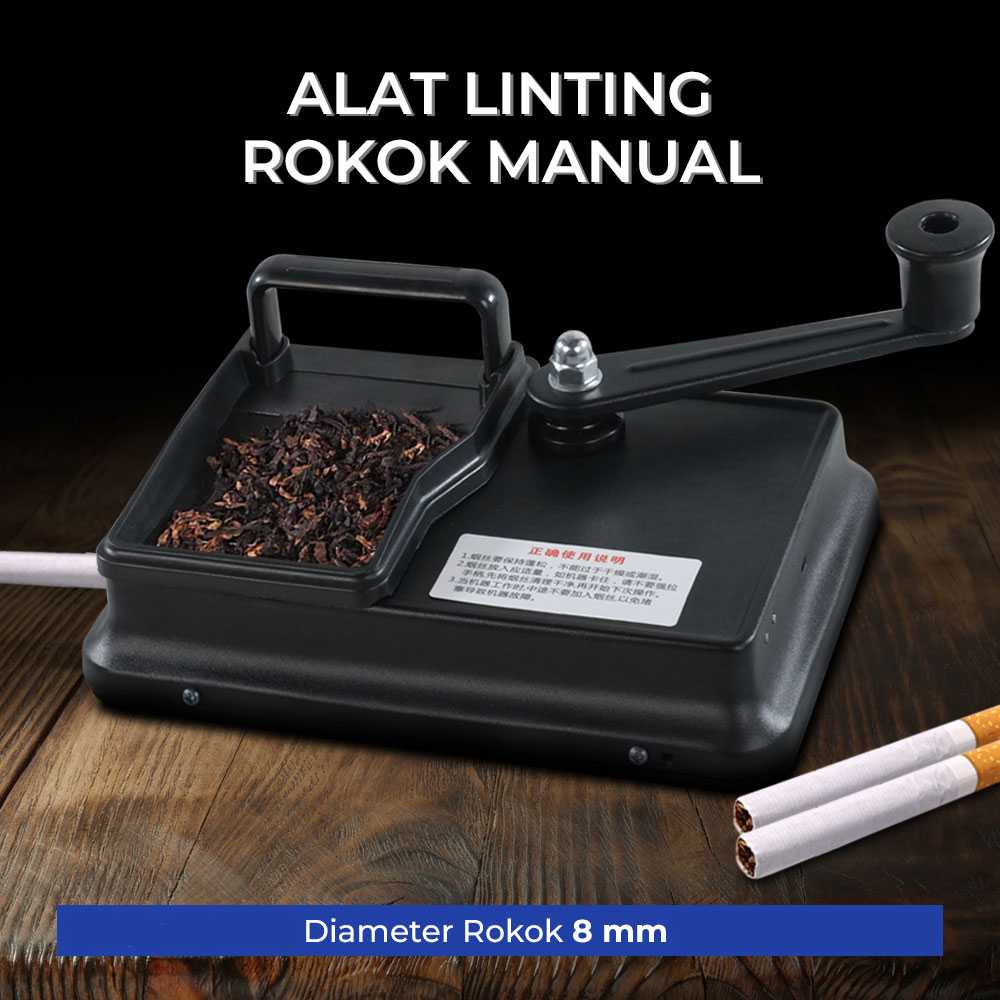 Jual HF Alat Linting Rokok Manual Cigarette Roll Box 8mm - 043B-3
