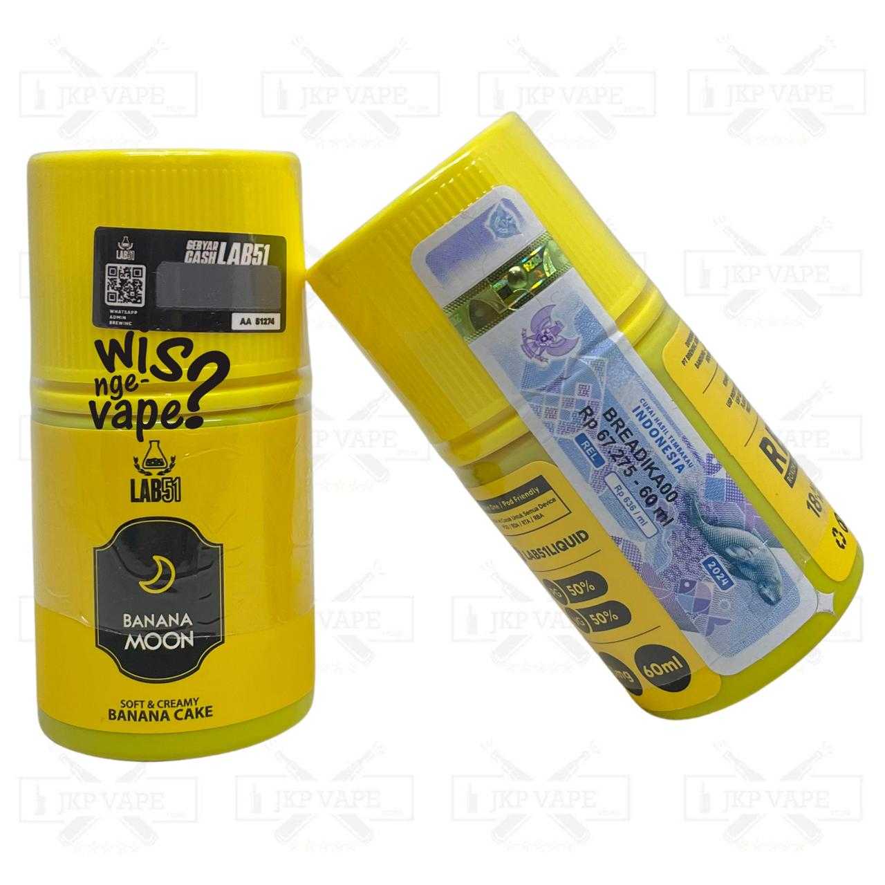 Jual Banana Moon 60ml - Liquid By Lab51 | Jakmall.com