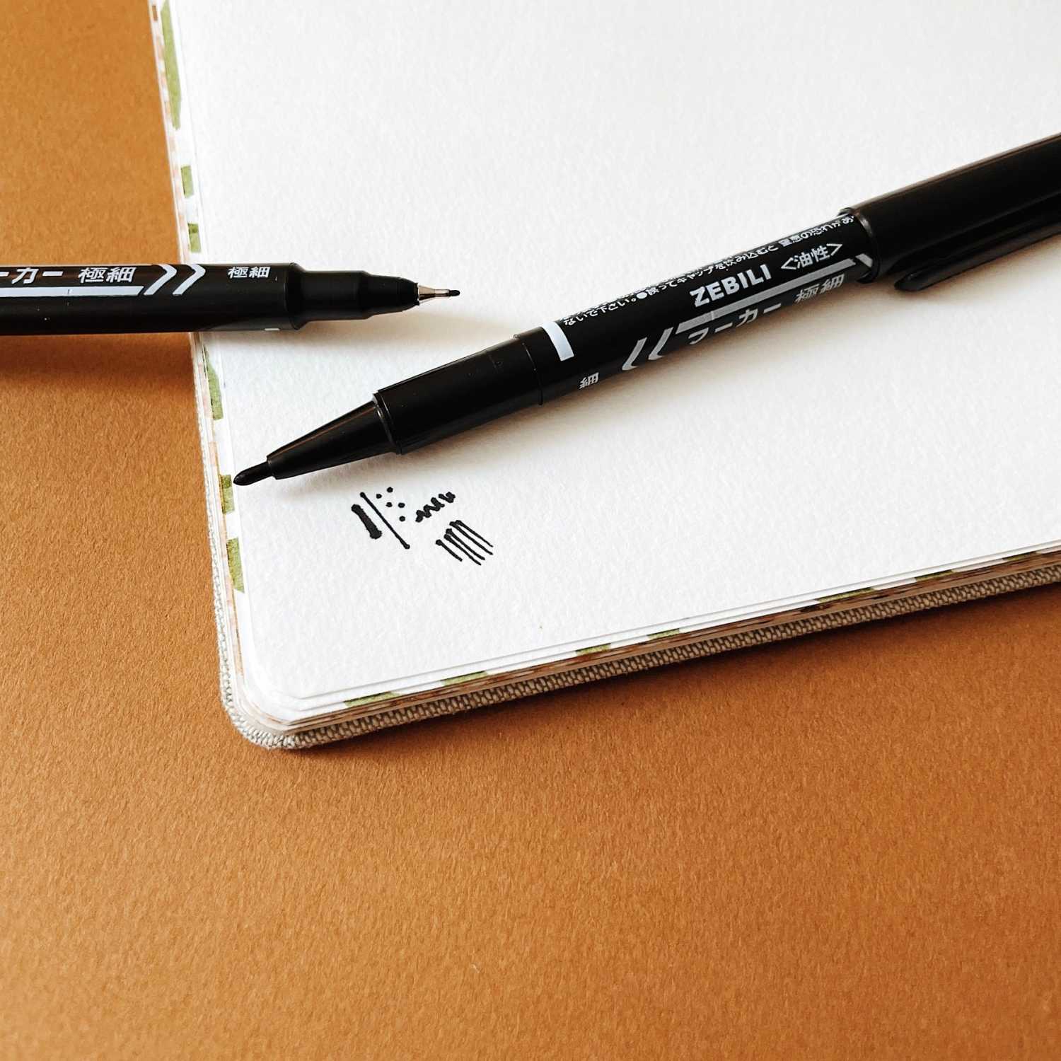 Jual ZEBILI AMAK Spidol Dual Side Pen 4in1 Long Nib Marker 0.7mm