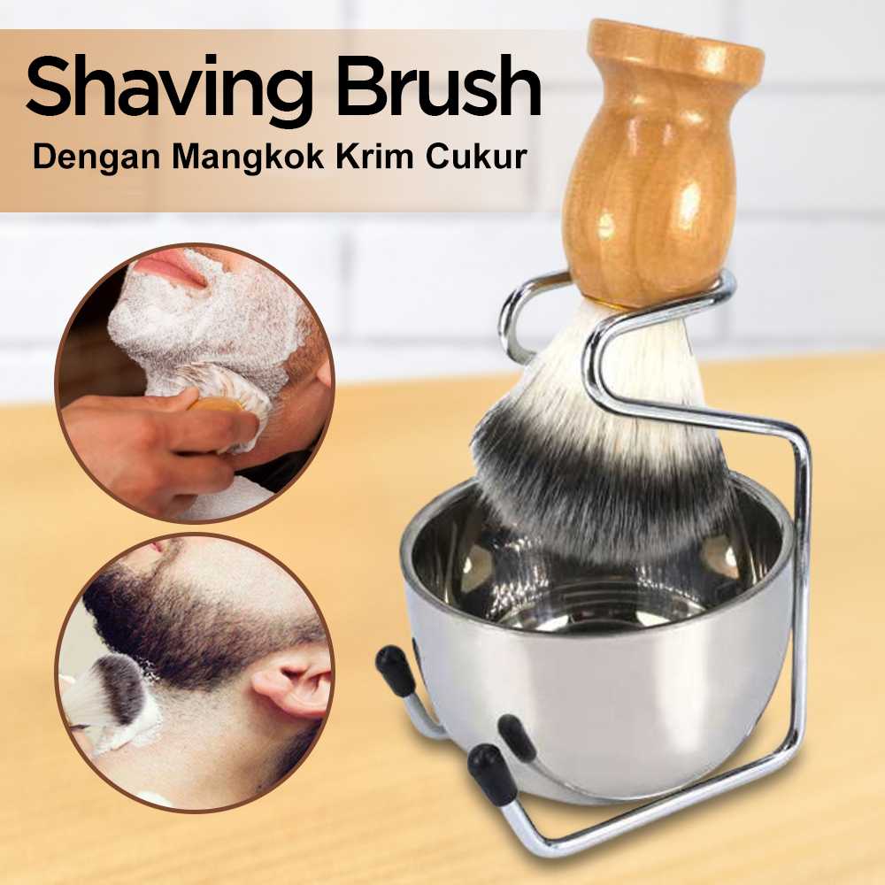 Jual JDK Perlengkapan Barber Salon Pria Shaving Brush with Cream