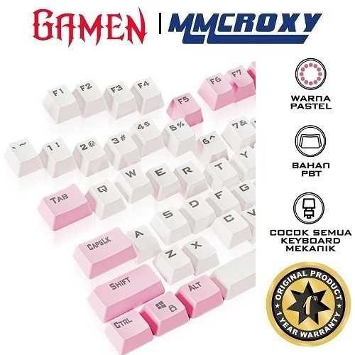 Jual Gamen GMK01 Keycaps Keyboard Mekanik MX Double Shot PBT