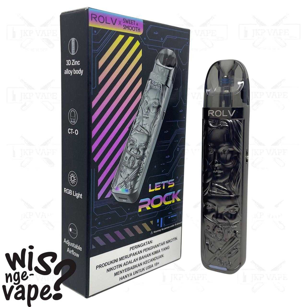 Jual Rock Pod Kit 800mAh - by ROLV x Sweet & Smooth | Jakmall.com