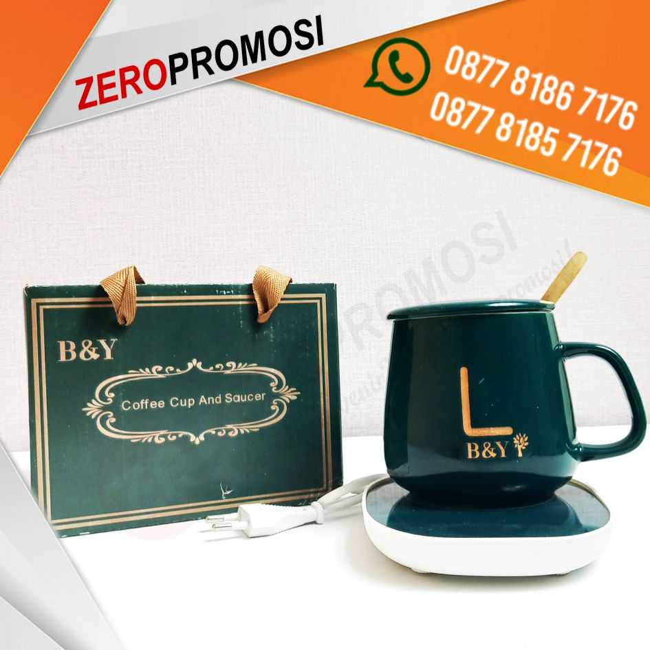 Jual Mug Cangkir Elektrik Set Keramik Pemanas Cetak Logo | Jakmall.com