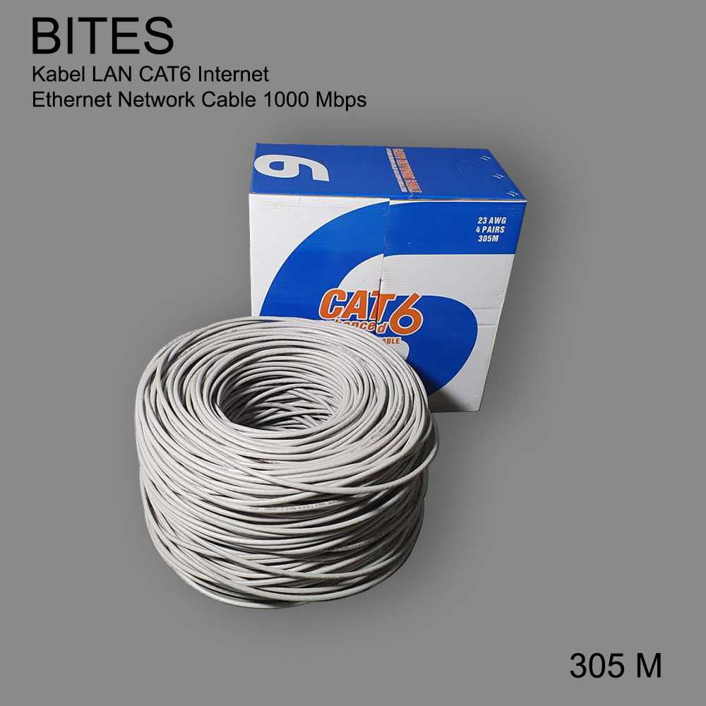 Jual BITES Kabel LAN CAT6 Internet Ethernet Network Cable