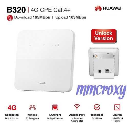 Jual Huawei B320 Modem Router 4G LTE WIFI 4G CPE 5s | Jakmall.com
