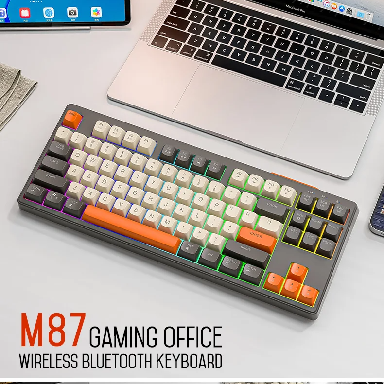 Jual FREEWOLF Keyboard Gaming Wireless Dual Mode RGB | Jakmall.com