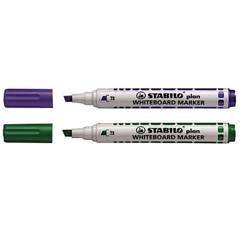 Jual Stabilo Plan Whiteboard Marker Chisel Tip Spidol Whiteboard