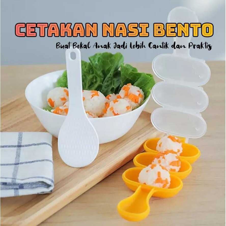 Jual Cetakan Nasi Bento Bola Bulat Rice Ball Shaker WMO BC0101