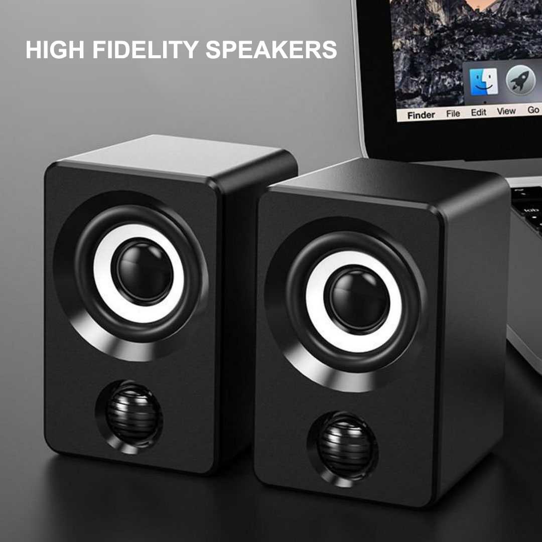 Jual IDEARS Speaker Desktop USB Power 3.5mm Audio Jack Subwoofer