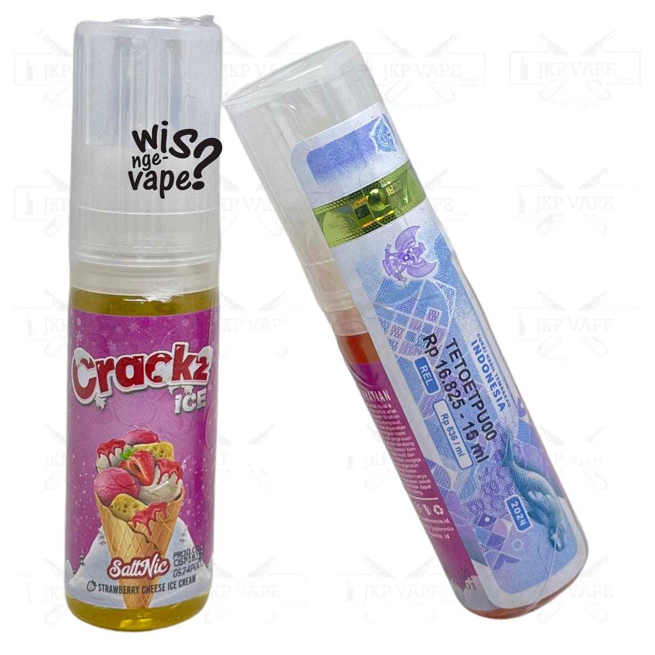 Jual Crackz Ice Salt 15ml - Liquid by Vape On x Tetra | Jakmall.com