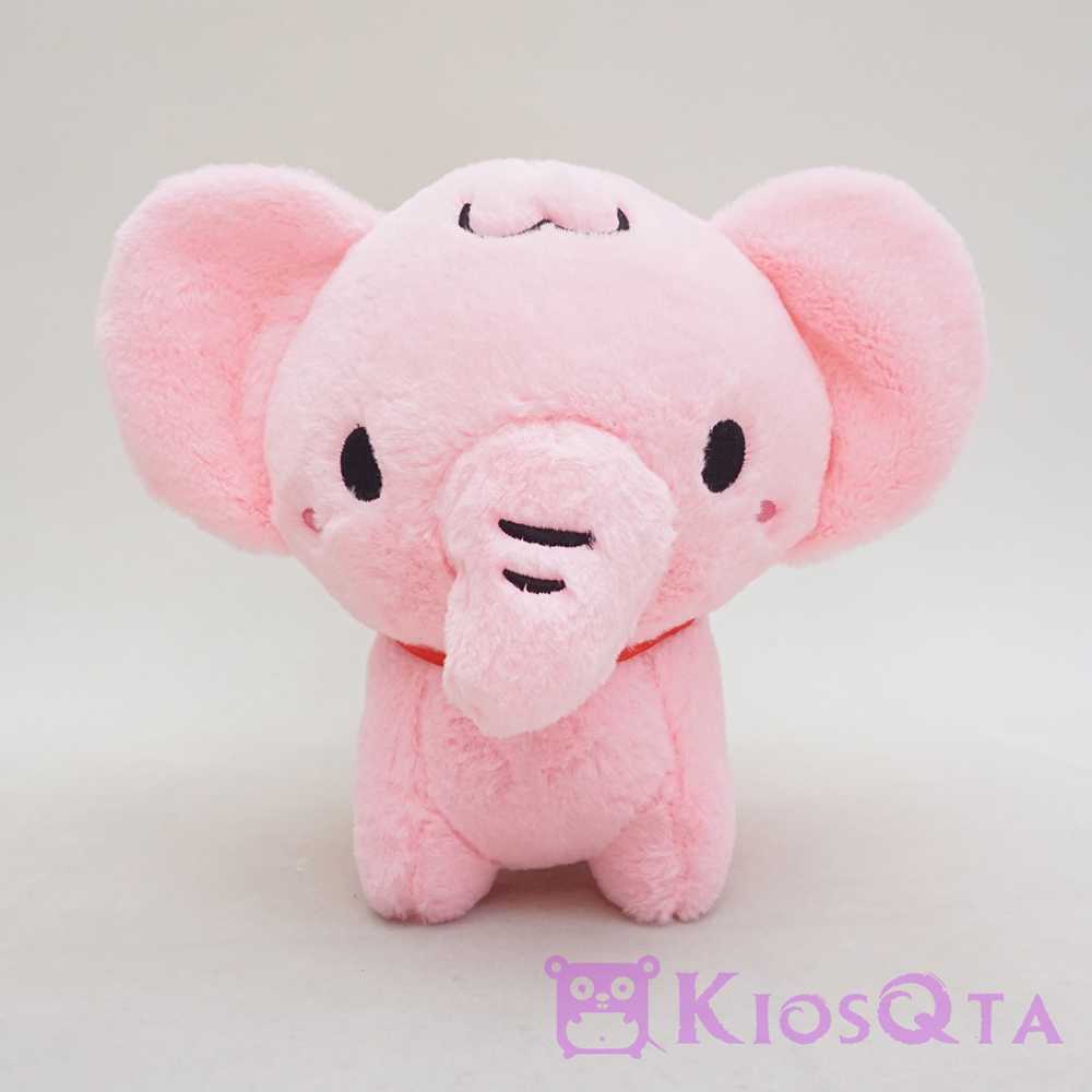 Jual boneka baby gajah cute elephant imut pink muda small