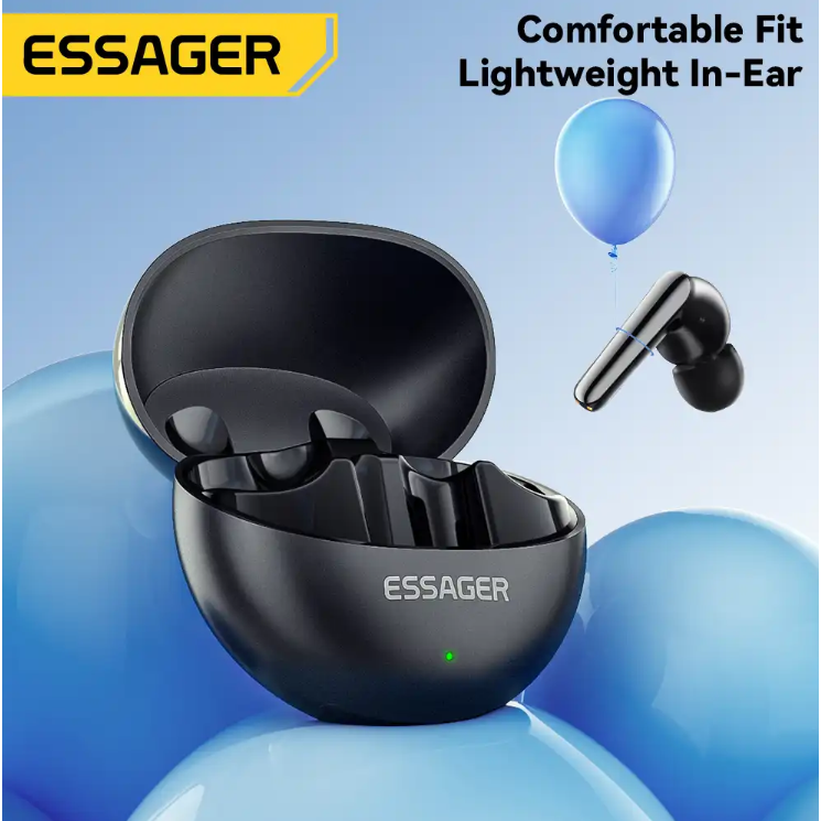 Jual ESSAGER TWS Bluetooth 5.3 Earbuds Double Noise Cancelling