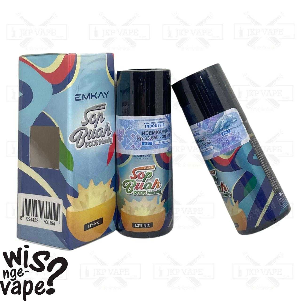 Jual Kuah Sop Buah 30ml - Pods Friendly Liquid Vape by Emkay x