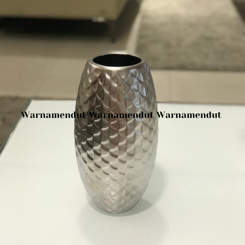 Jual Vas Bunga Keramik Elegan Motif Sisik Tinggi 25cm WMO IF9940