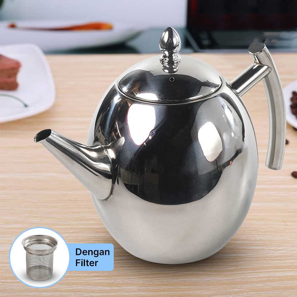 Jual Kashi Kettle Teko Air Panas Teh Kopi Water Kettle 1.5L with