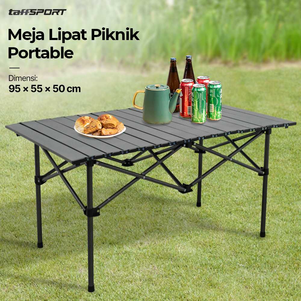 Jual TaffSPORT Meja Lipat Piknik Portable Foldable Camping Table