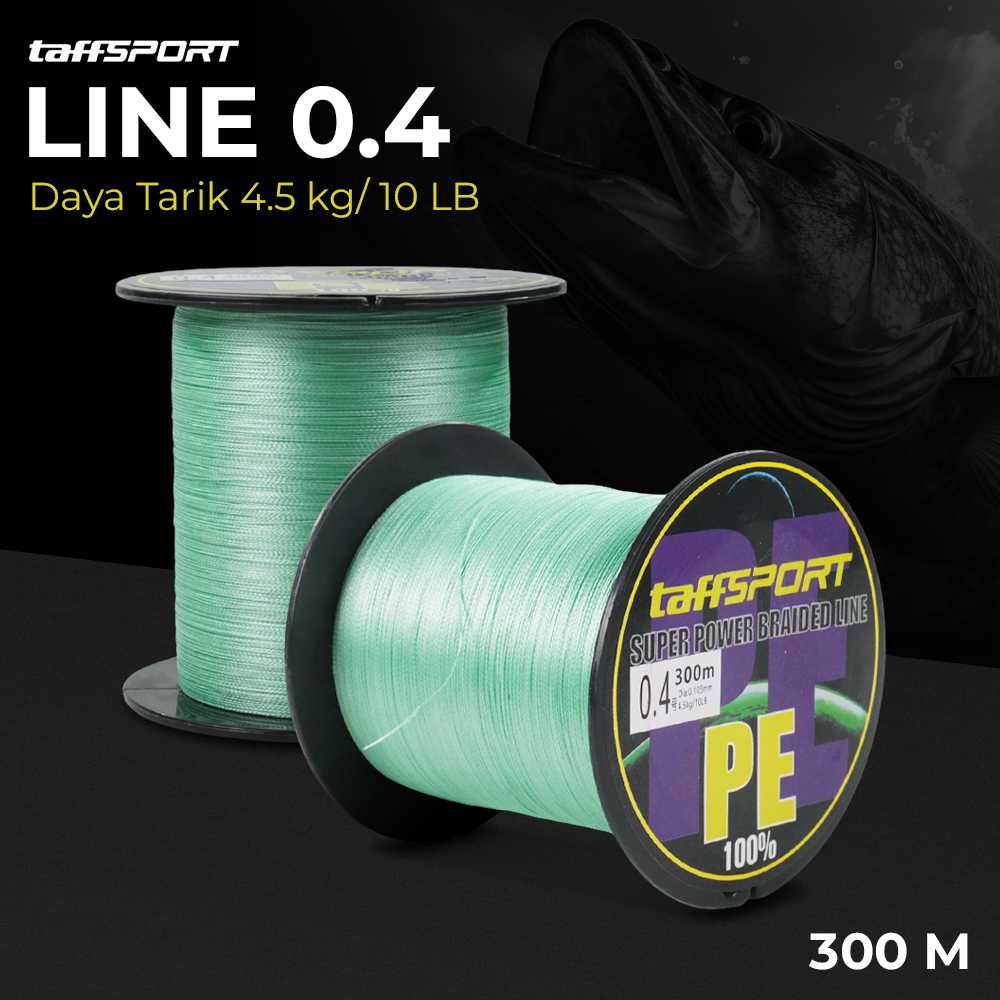 Jual TaffSPORT Senar Tali Benang Pancing Fishing Line PE Braided