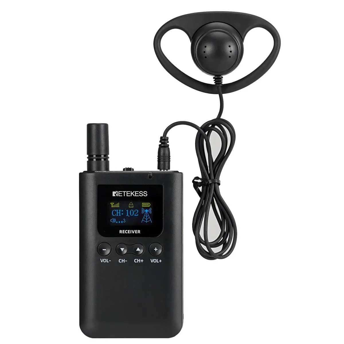 Jual RTKS Audio Tour Guide Wireless Receiver 3000mAh with