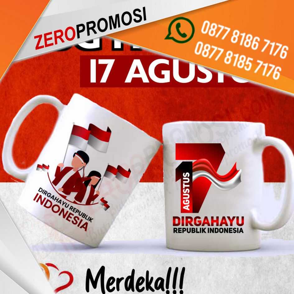 Jual Mug Custom Kemerdekaan 17 Agustus Merah Putih HUT RI