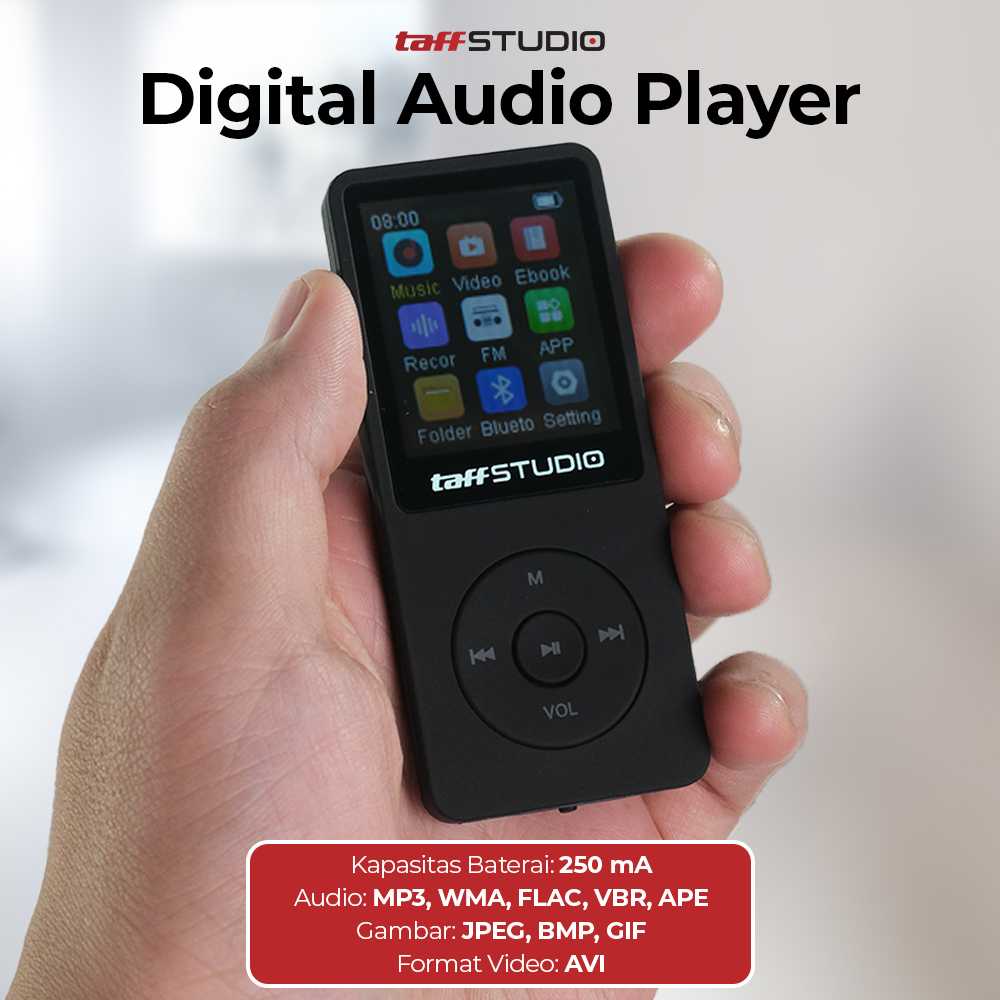 Jual TaffSTUDIO MP3 Digital Audio Player 1.8 Inch - ZY418