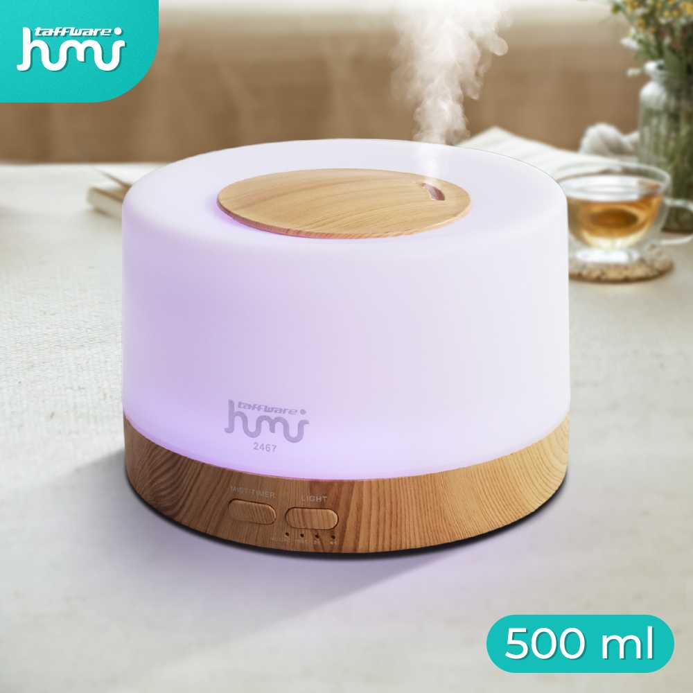 Jual Taffware HUMI Air Humidifier Aromatherapy 7 Color 500ml