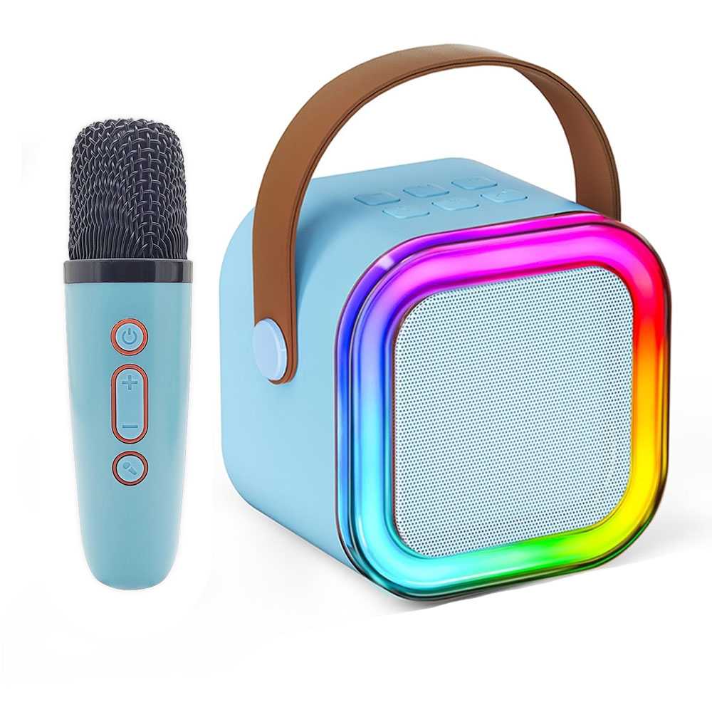 Jual Colorful karaoke sound system speaker bluetooth dengan 2