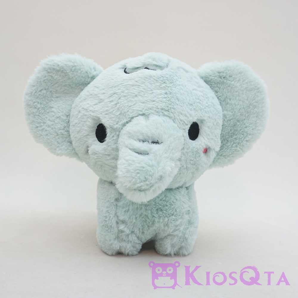 Jual boneka baby gajah cute elephant imut hijau muda small