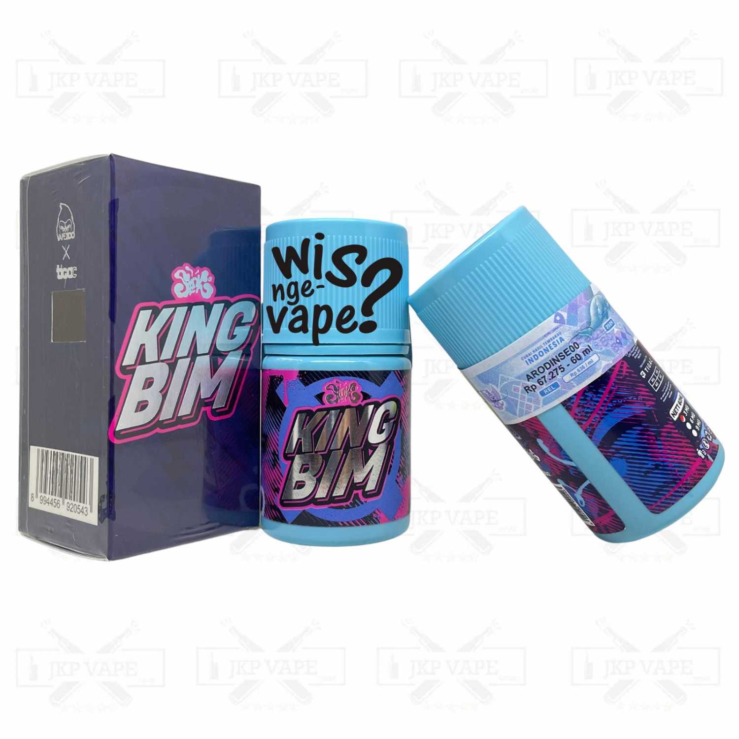 Jual Slank Kingbim Strawberry Milk 60ml - King Bim Freebase