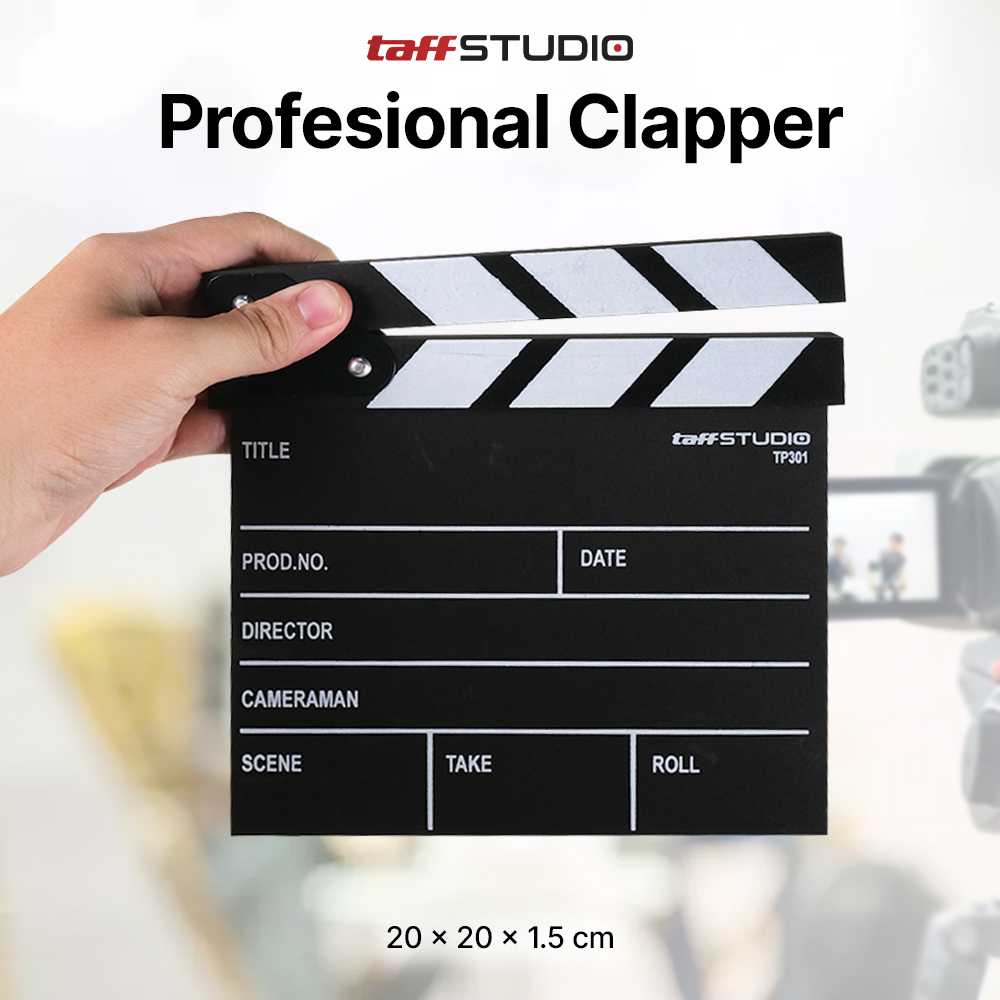 Jual TaffSTUDIO Woopower Profesional Clapper Classical Movie