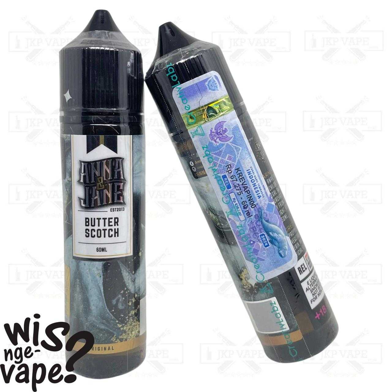 Jual Anna and Jane Butterscotch Original 60ML - Liquid Vape