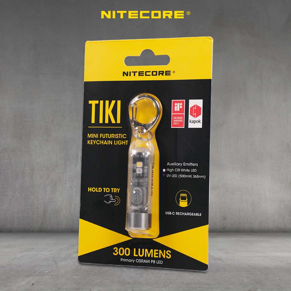 Jual NITECORE TIKI Mini Senter OSRAM P8 LED 300 Lumens | Jakmall.com