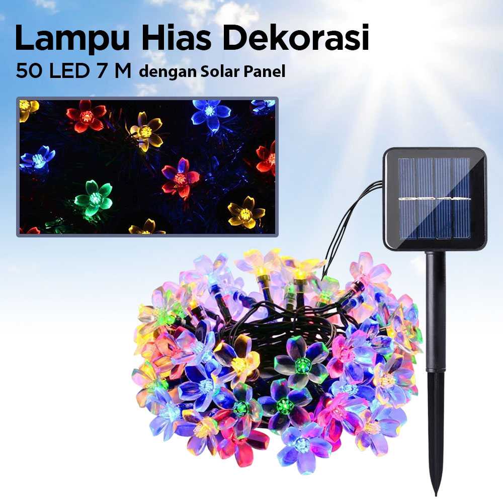 Jual YUSHILED Lampu Hias String Lights 50 LED 7M with Solar