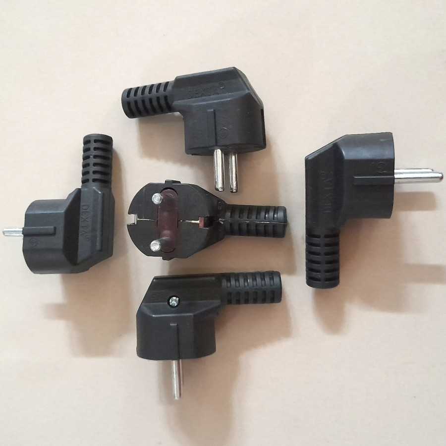 Jual Steker Colokan Listrik L Arde / Steker Arde Bengkok Warna