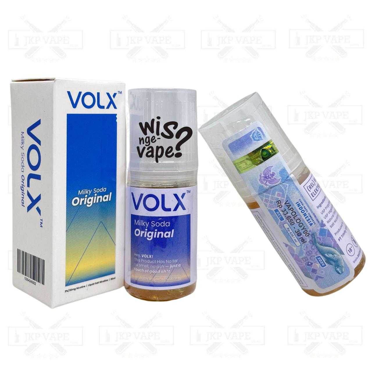 Jual VOLX Milky Soda 30ml 30mg - Salt Liquid Volx | Jakmall.com