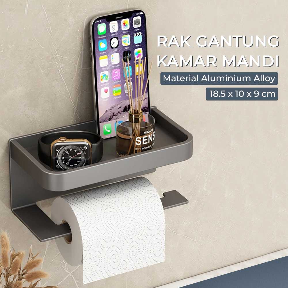 Jual MATOEN Tempat Tisu Toilet Rak Gantung Kamar Mandi Storage