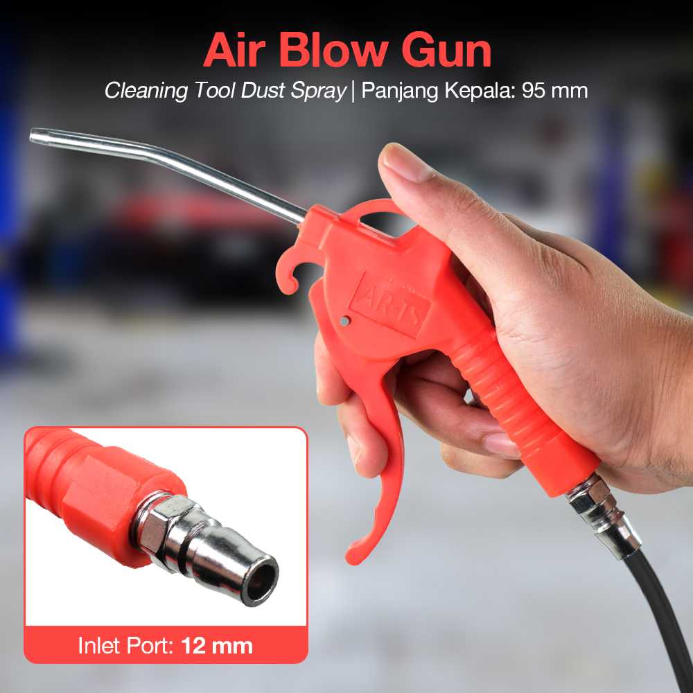 Jual JON Air Blow Gun Pneumatic Cleaning Tool Dust Spray 95mm