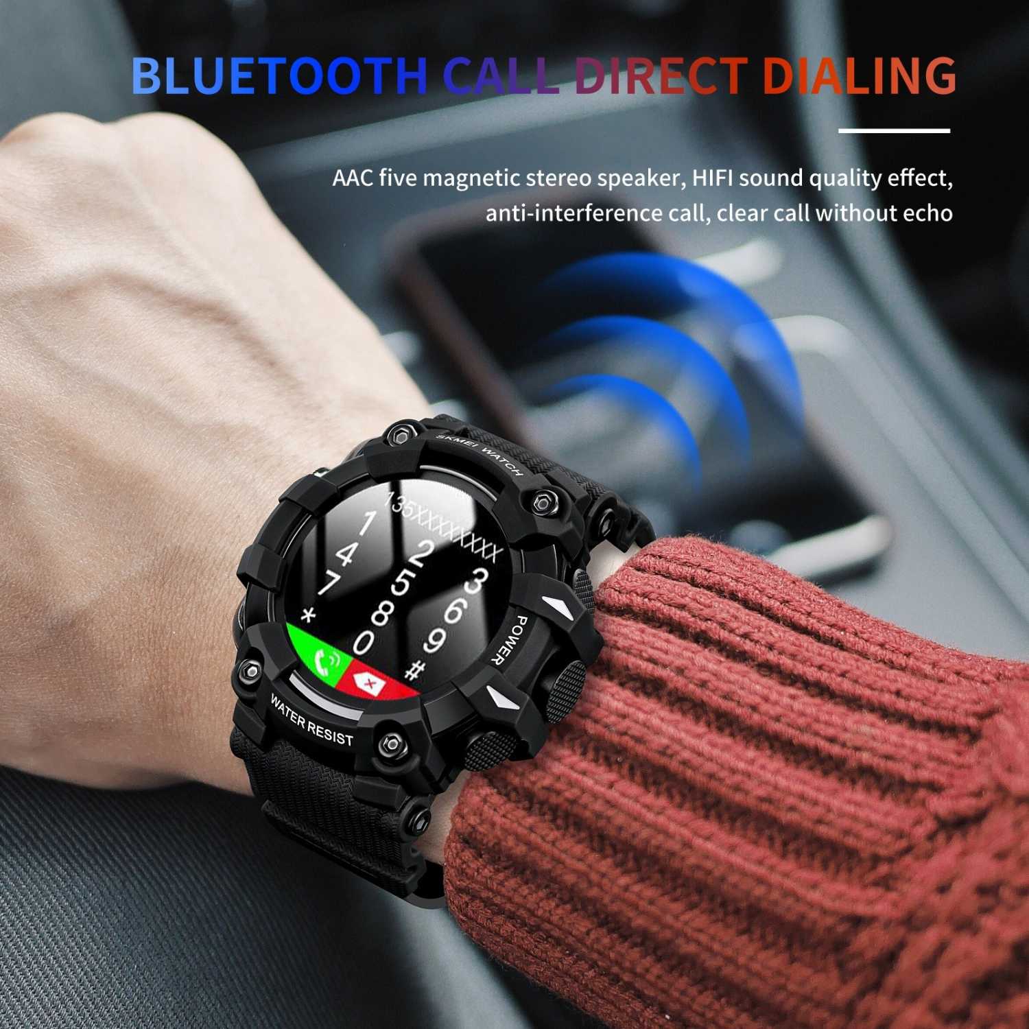 Jual SKMEI Smartwatch Bluetooth Call Touchscreen Sport Health