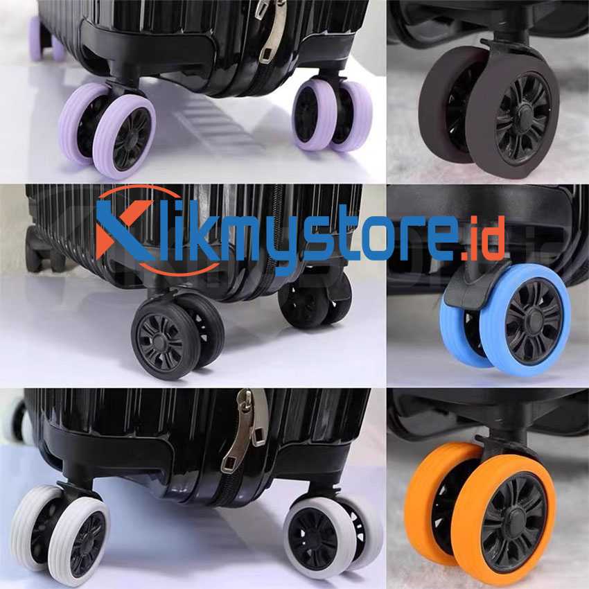 Jual Karet Pelindung Roda Koper Silikon Ring Penutup Cover Kursi